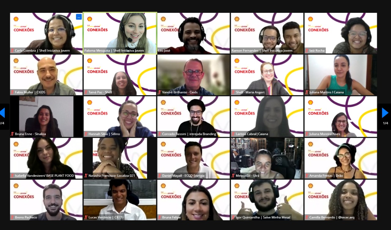 Shell Iniciativa Jovem Conexões 2022: cerimônia de reconhecimento dos ...